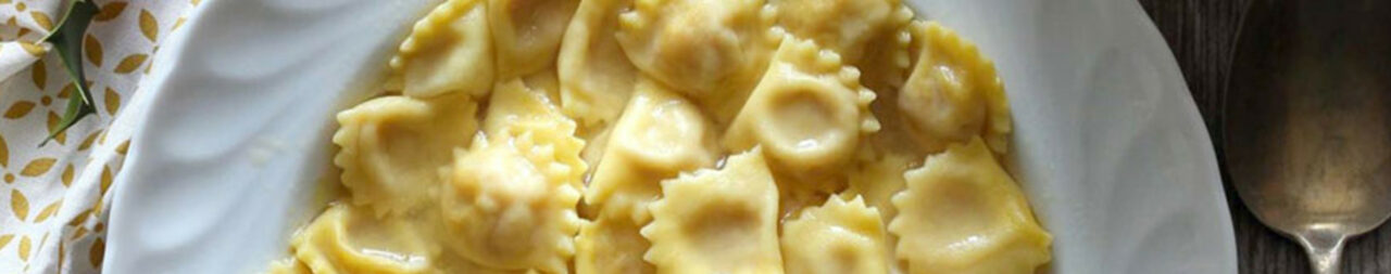 "Anolini" in broth - Grana Padano