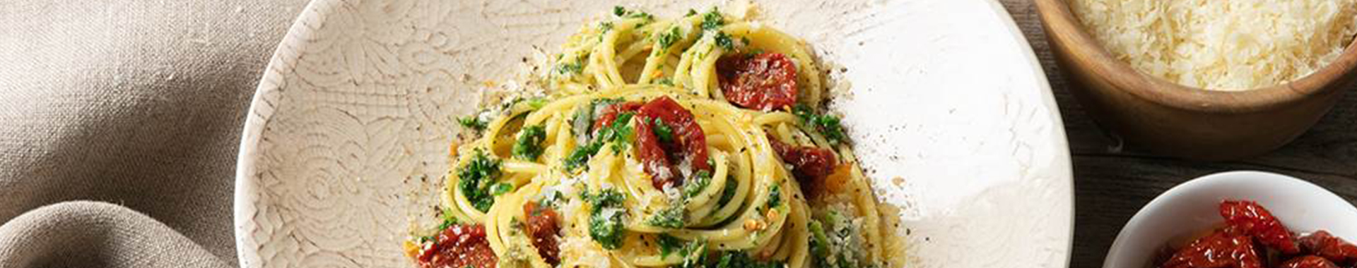 Spaghetti with Broccoli Rabe, Sun-dried Cherry Tomatoes and Grana ...